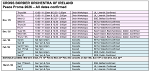 Peace Proms 2026 Announced. Schools can now register – Cross Border ...
